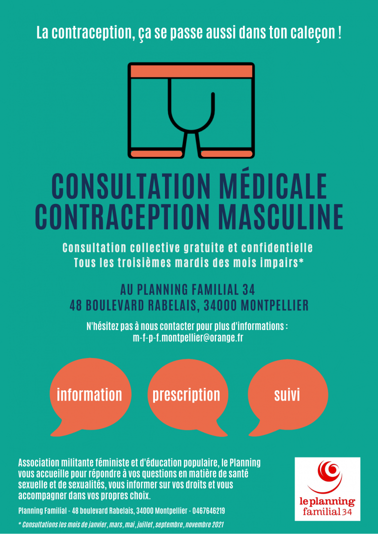 La contraception masculine ! | Le planning familial